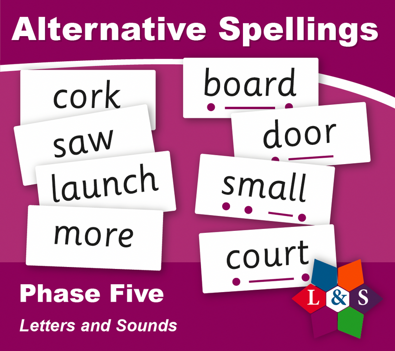 Alternative Spellings Flashcards - Phase Five – Smart Kids Australia
