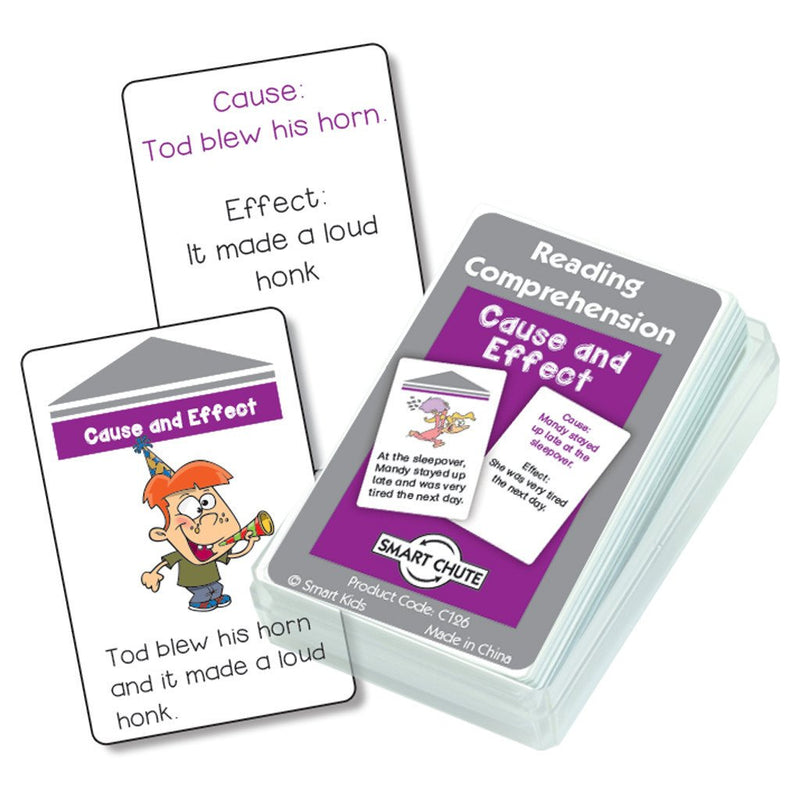 Cause and Effect Reading Comprehension Cards – Smart Kids Australia