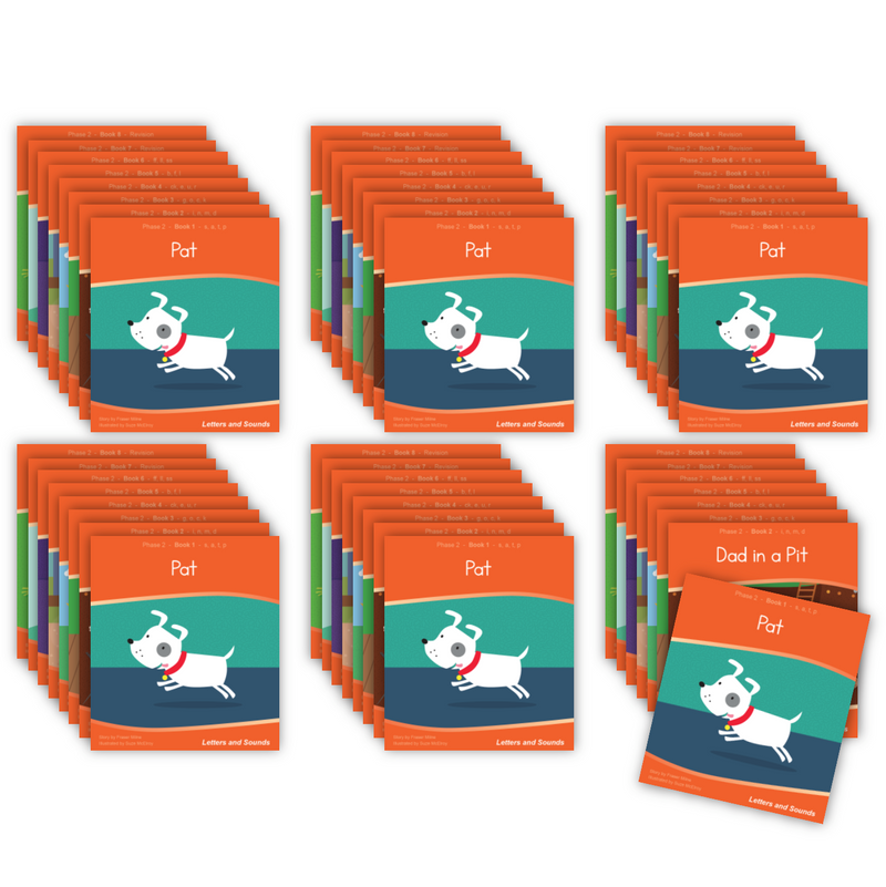 Letters and Sounds Phase 2 Fiction Decodable Readers x 6 Sets – Smart ...