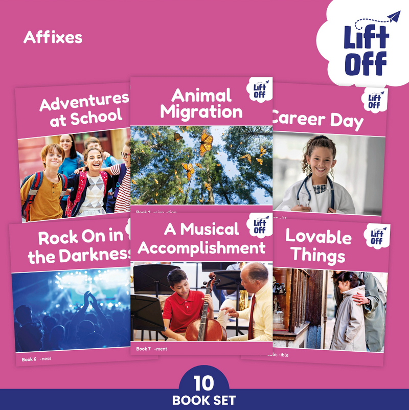 Lift Off Readers - Affixes – Smart Kids Australia