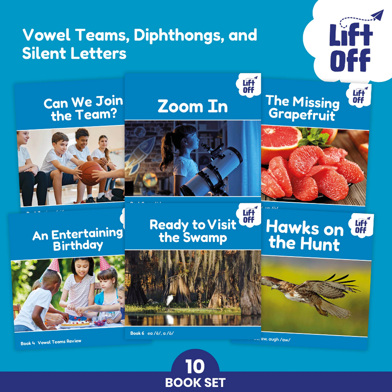 Lift Off Readers - Vowel Teams, Diphthongs, and Silent Letters – Smart ...